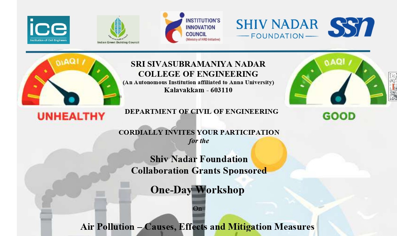 One-Day Workshop on Air Pollution – Causes, Effects and Mitigation ...