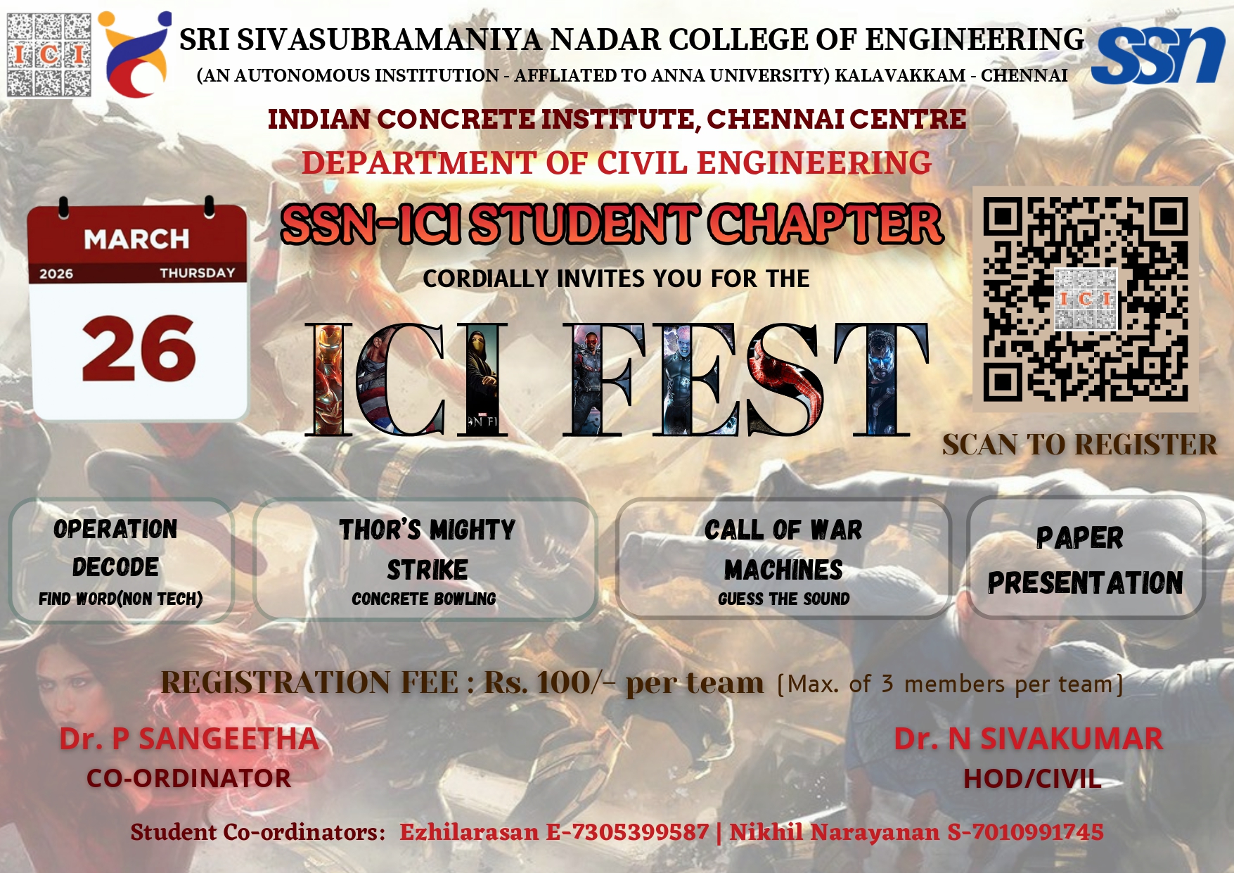 ICI FEST - SSN College Of Engineering